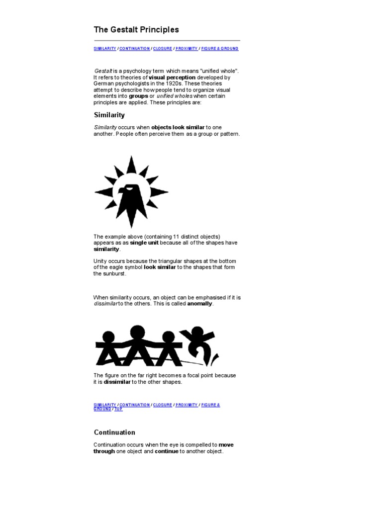 Gestalt - Principles1 GOOD 4 TEACHING | PDF | Perception | Mental Processes