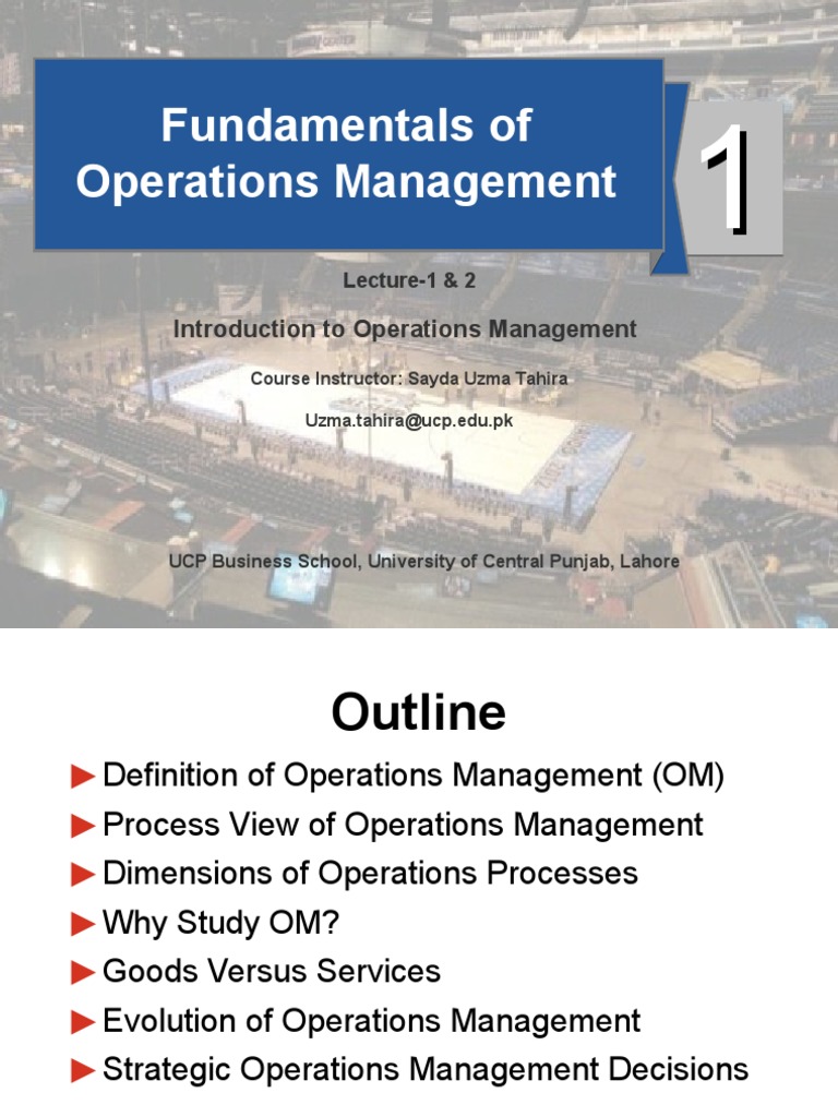Fundamentals of Operations Management | Download Free PDF | Supply ...