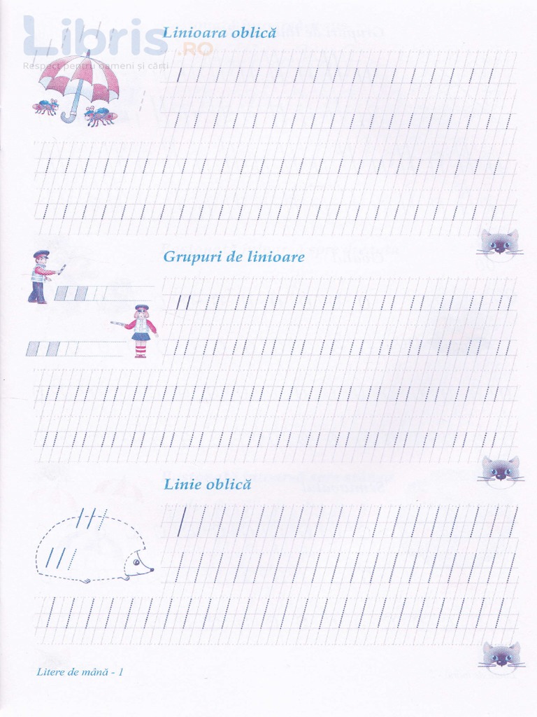 Invat Sa Scriu Litere de Mana PDF | PDF