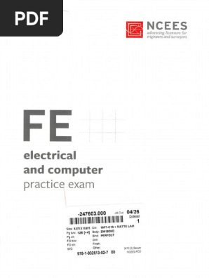 FE Electrical Textbook Full Exam, Learn How To Pass The FE, 58% OFF