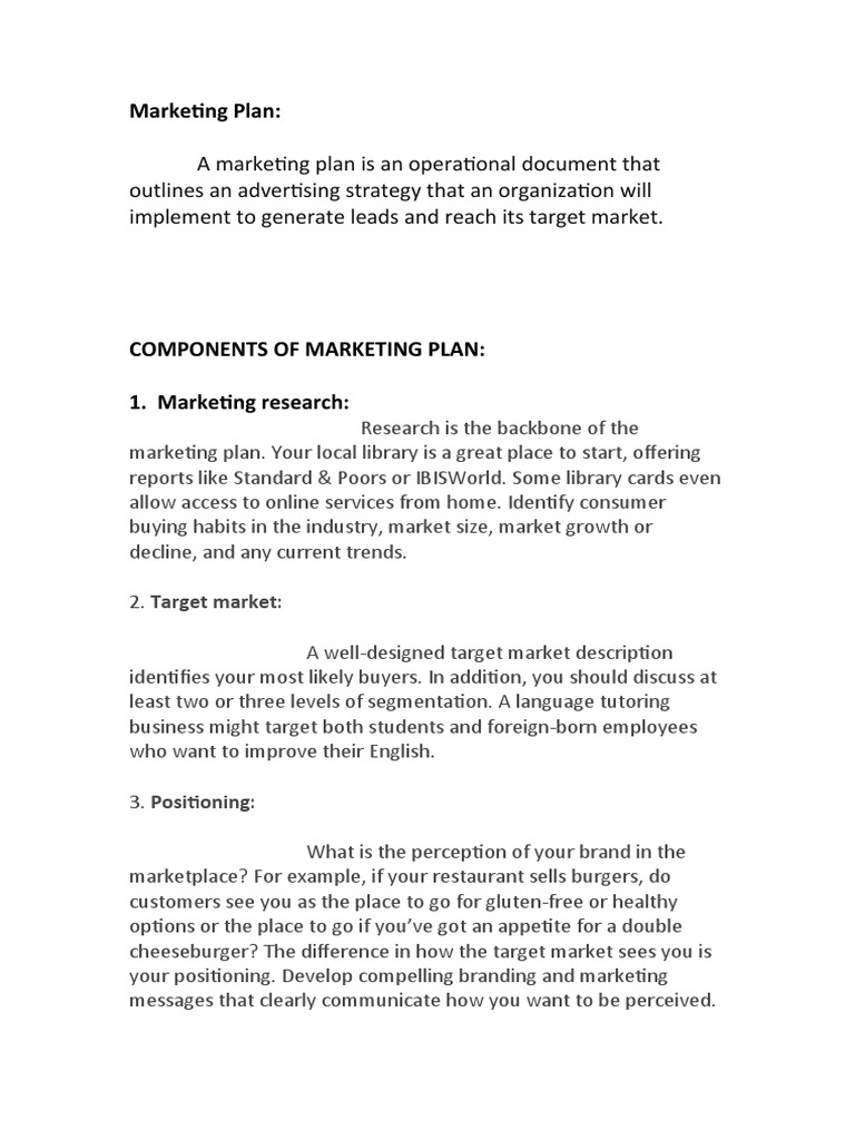 Marketing Plan Assignment | PDF | Mc Donald's | Marketing