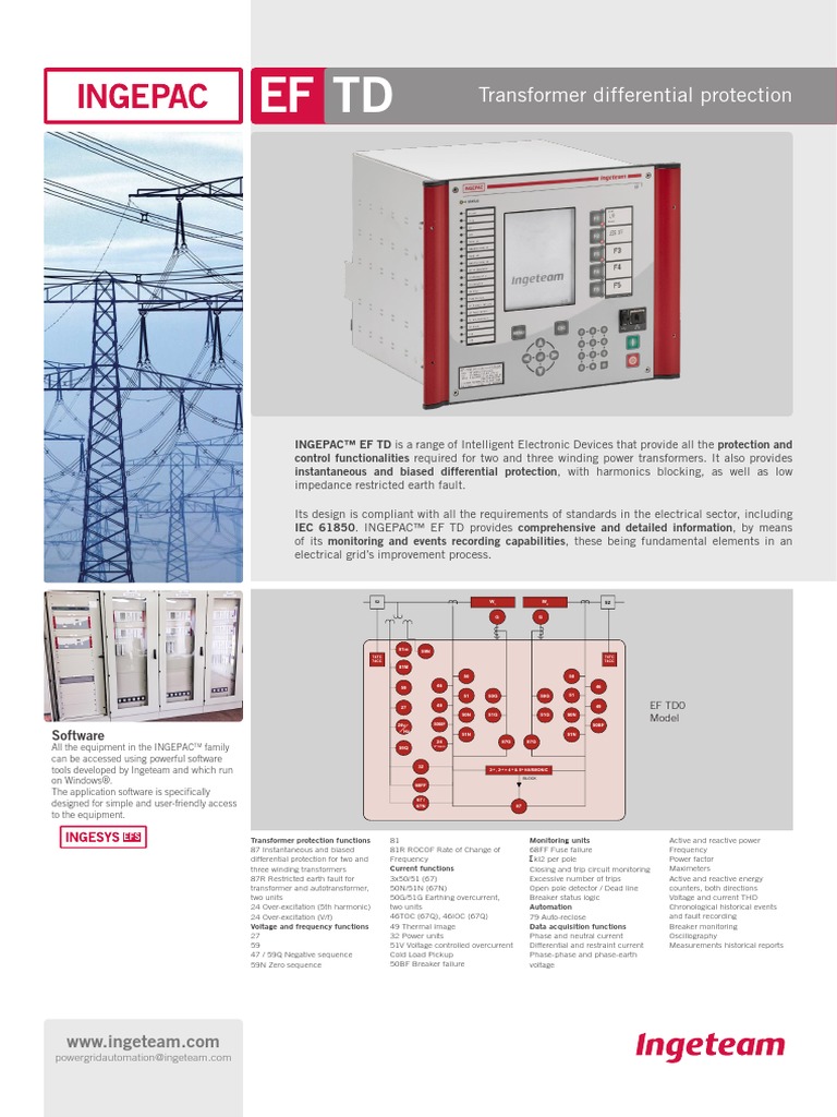 Ingepac Eftd Fy00iptt01 e | PDF | Transformer | Voltage