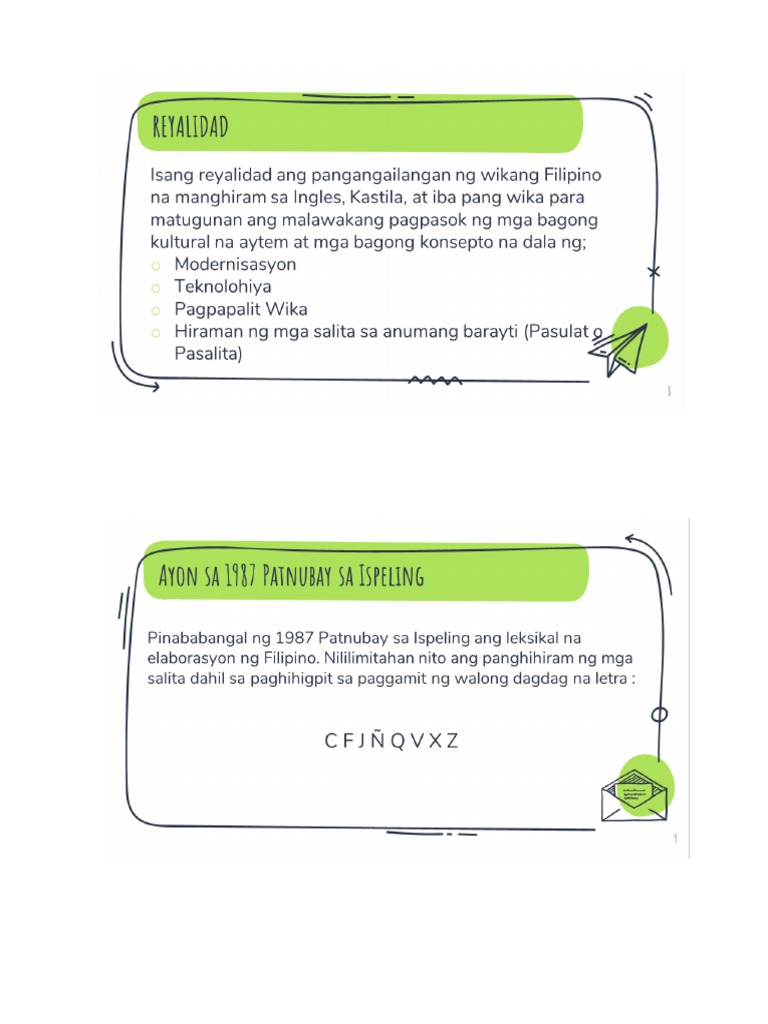 Patnubay Sa Ispeling | PDF