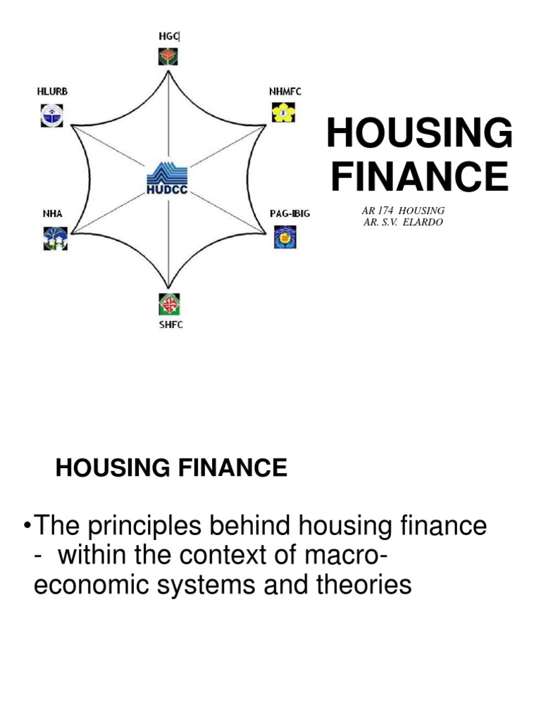 7 HOUSING FINANCE 1 Merged | PDF | Real Estate Economics | Mortgage Loan