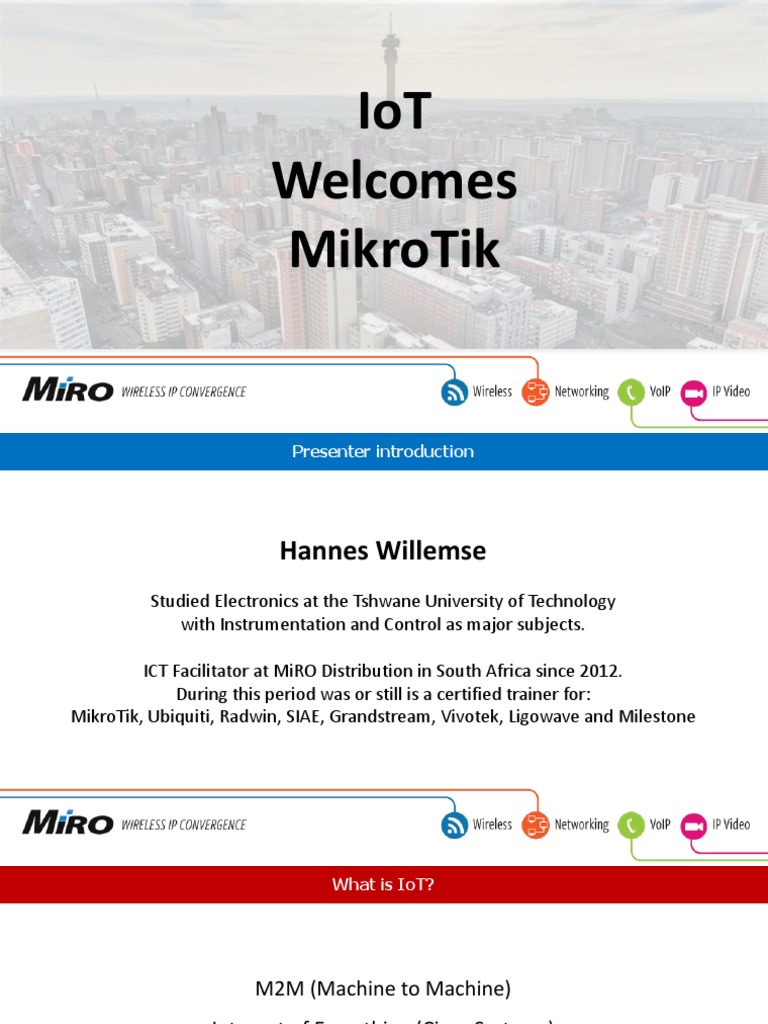 Mikrotik IoT | PDF | Internet Of Things | Gateway (Telecommunications)