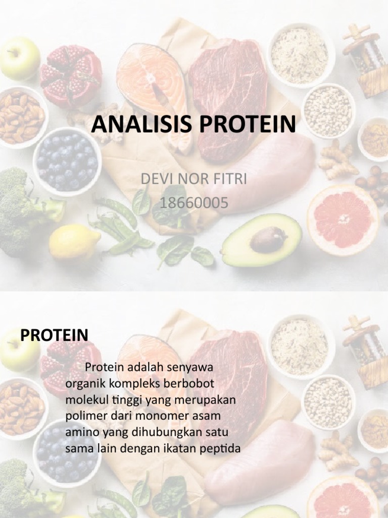 Analisis Protein | PDF | Kesehatan Holistik | Sains & Matematika