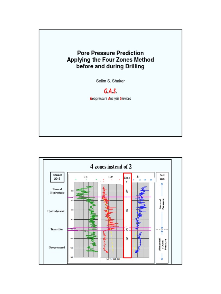 Pore Pressure Prediction Applying The Four Zones Method | PDF | Earth Sciences | Mechanics