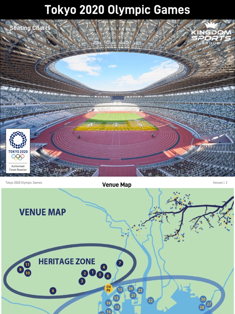 Seating Charts: July 23 - August 8, 2021 | PDF | Olympic Games | Tokyo