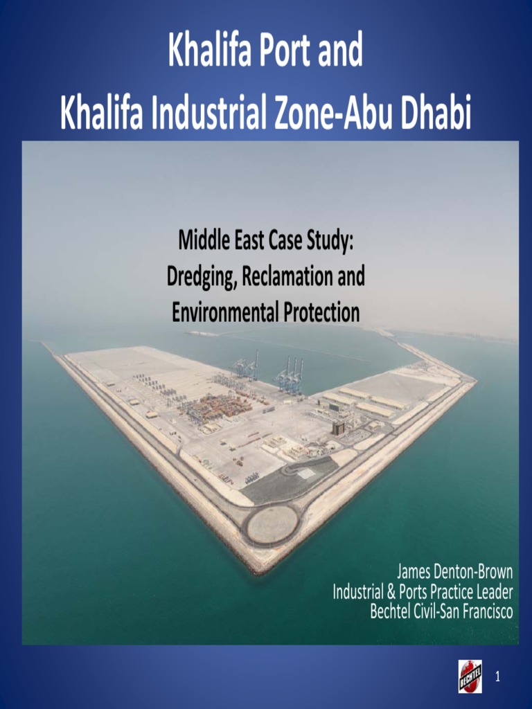 Khalifa Port and Khalifa Industrial Zone Abu Dhabi | PDF | Coral Reef ...