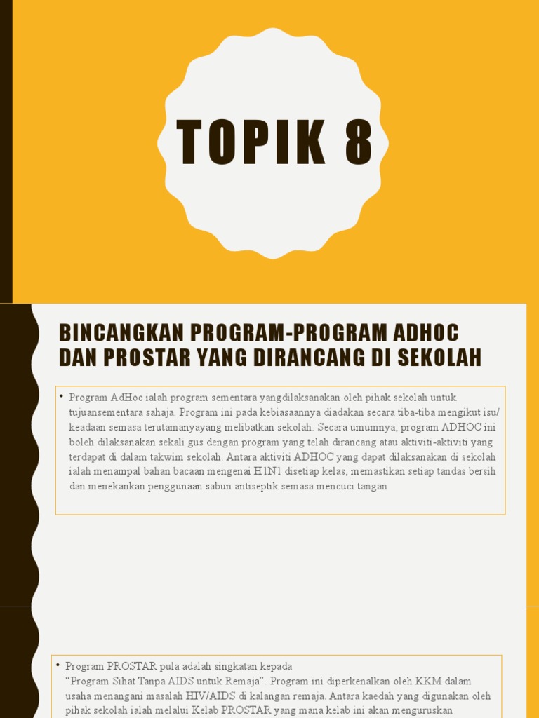 Program Adhoc Dan Prostar | PDF
