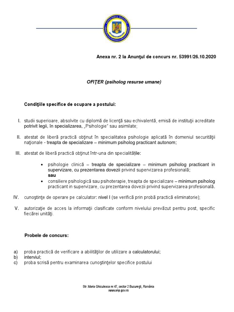 Anexa 2 2 PDF | PDF