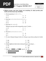 Soal Math Level 1 Omnas 12 | PDF