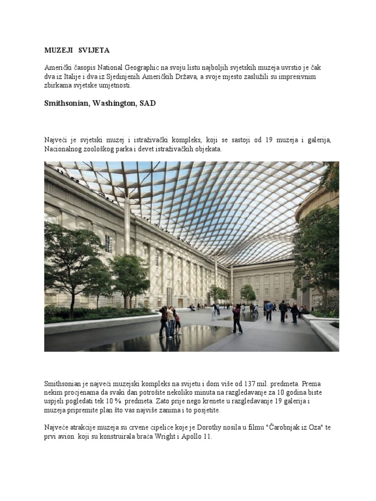 Svjetski Muzeji Likovne Umjetnosti | PDF