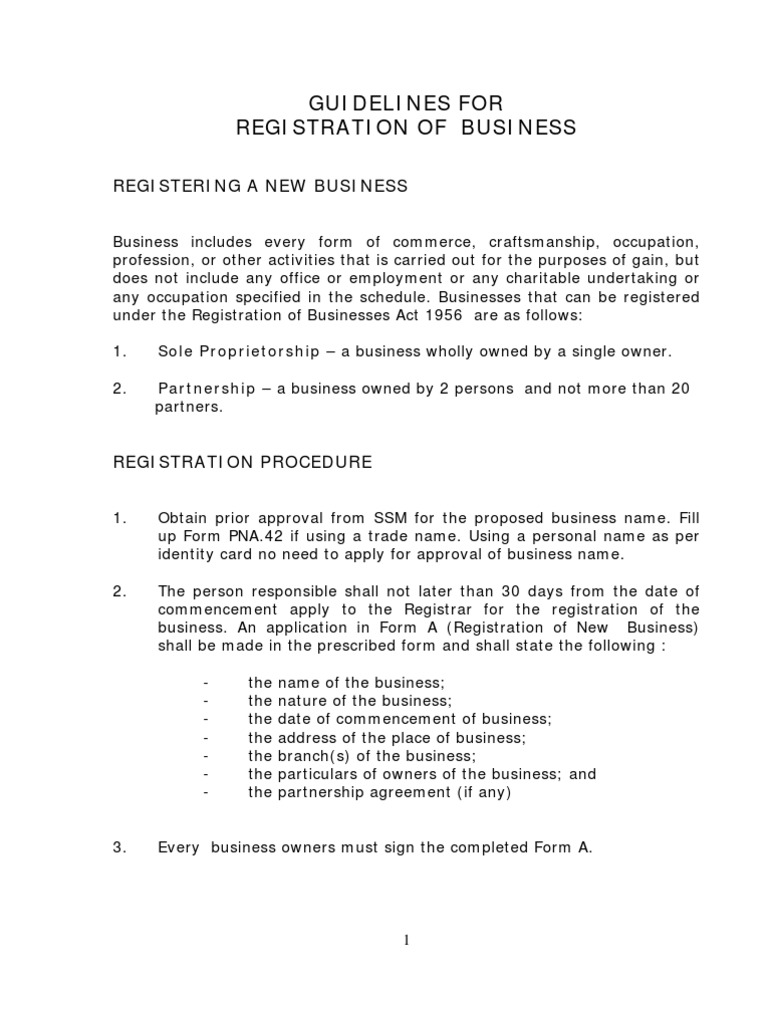 Business Registration | PDF | Sole Proprietorship | Identity Document