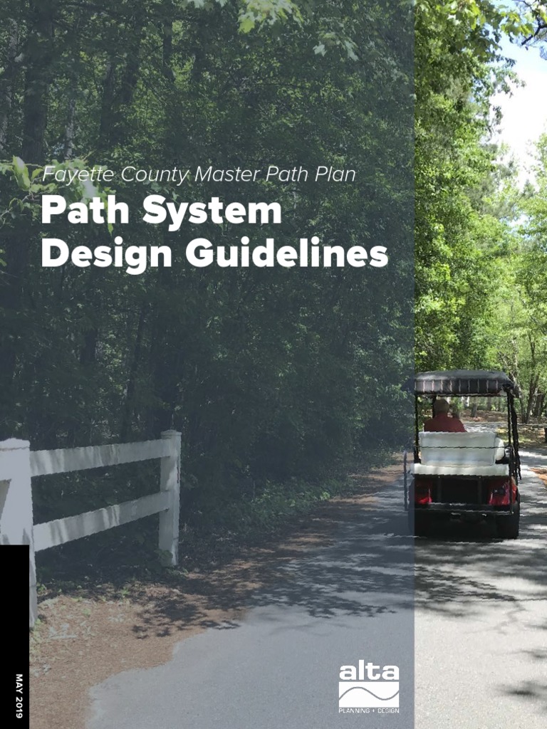 Path System Design Guidelines: Fayette County Master Path Plan ...