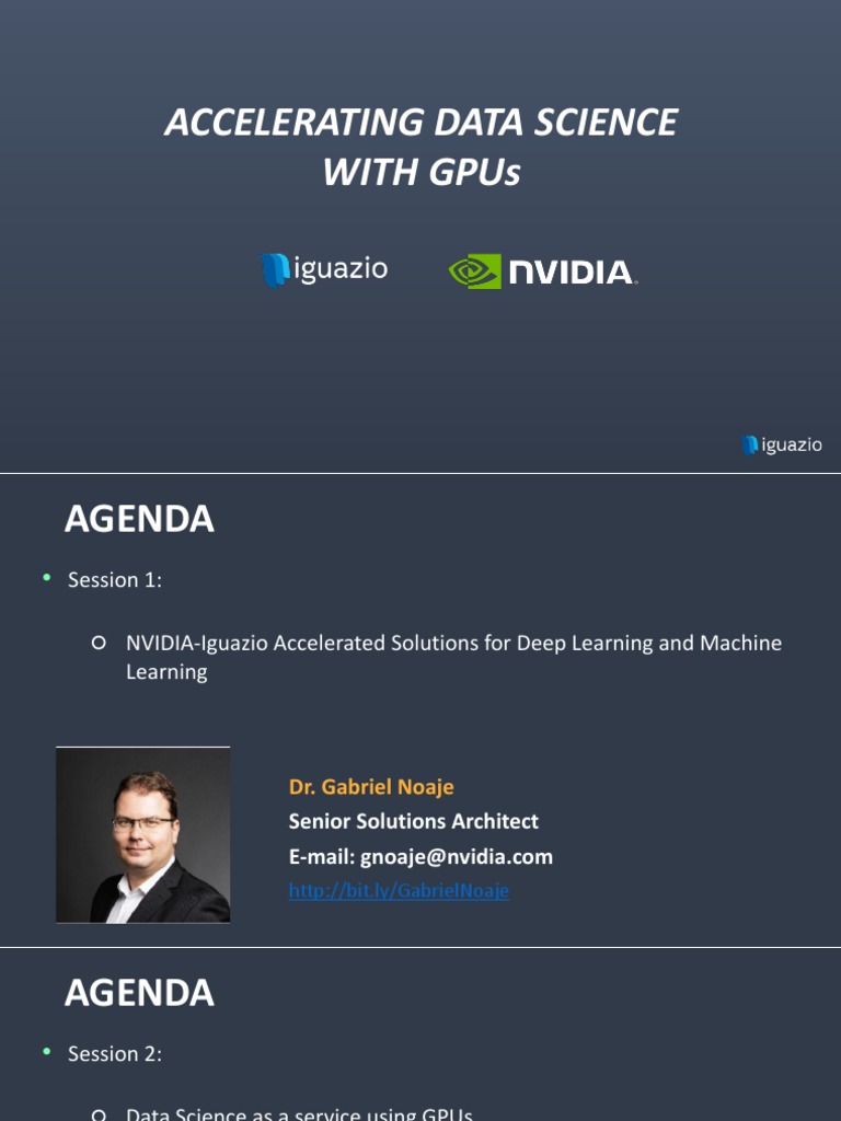 Accelerating Data Science With GPUs | PDF | Graphics Processing Unit ...