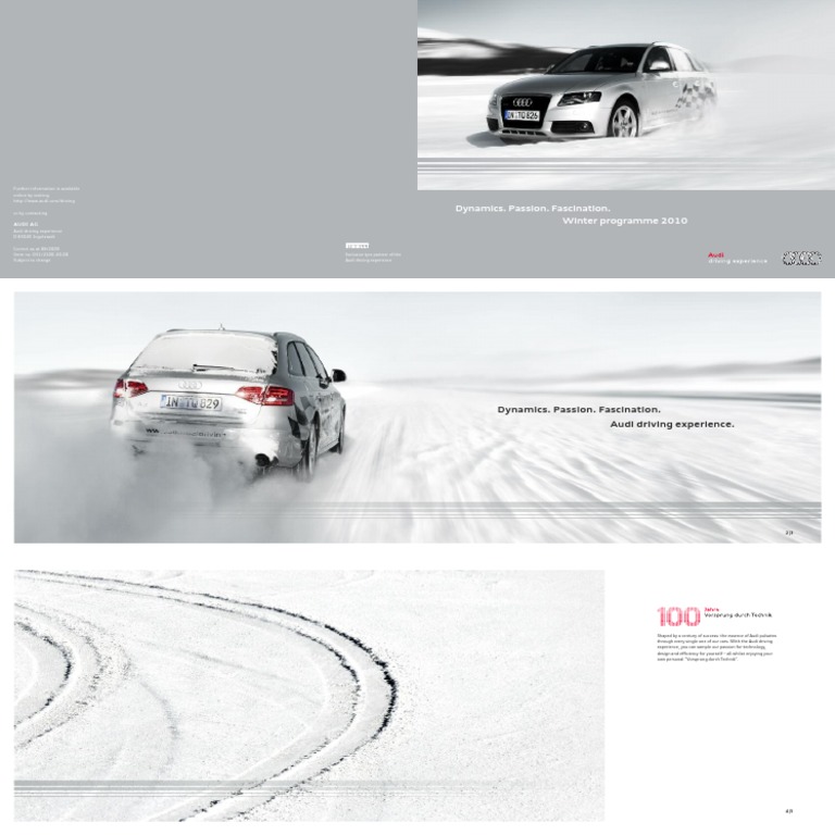 Audi Driving Experience Brochure - 2009 | PDF | Audi | Anti Lock ...