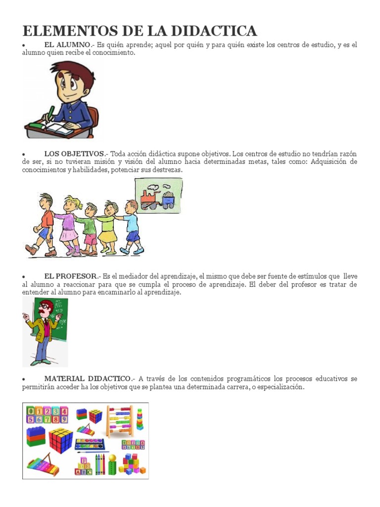 Elementos de La Didactica | PDF