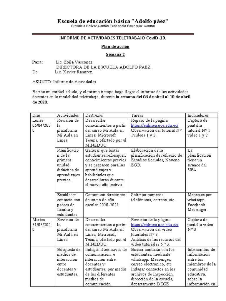Refuerzo Académico Décimo EESS. | PDF | Américas | Ecuador