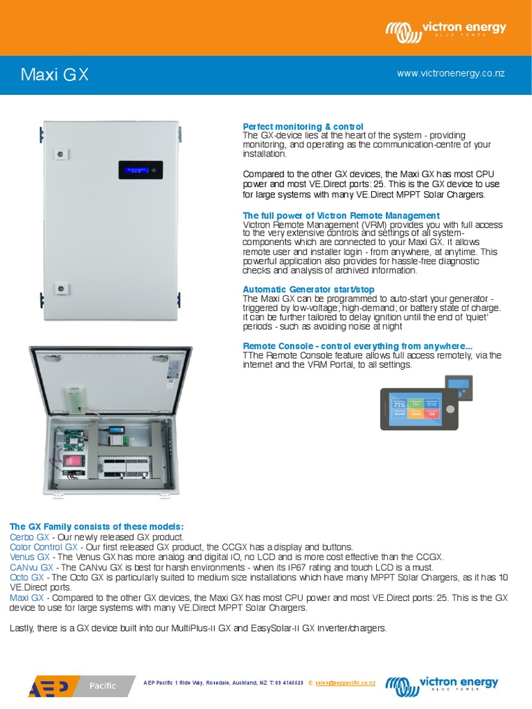 Victron Maxi GX | PDF | Usb | Wi Fi