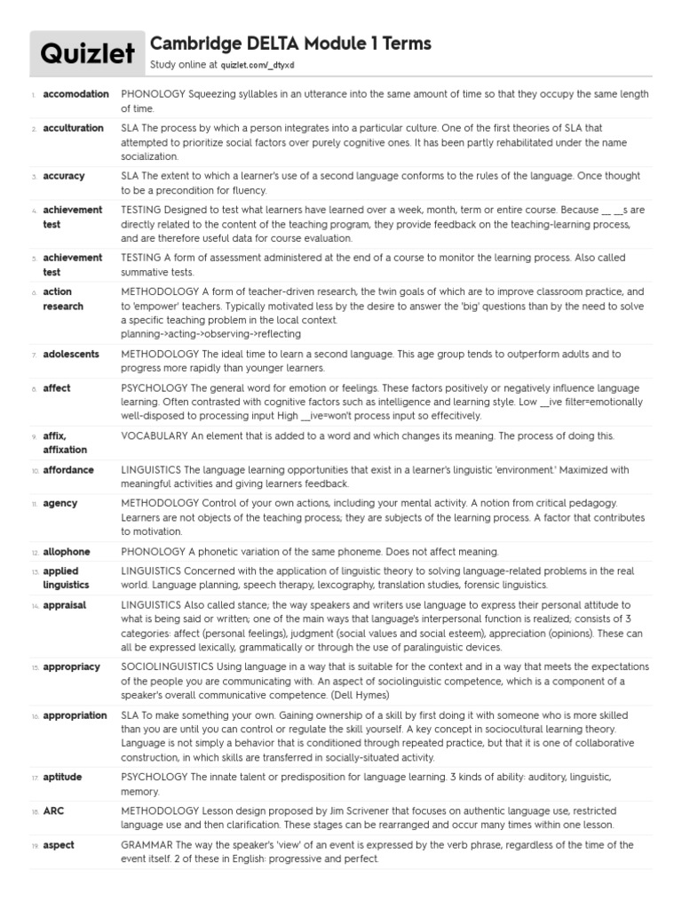 Understanding Key Concepts in Second Language Acquisition: A Guide to ...