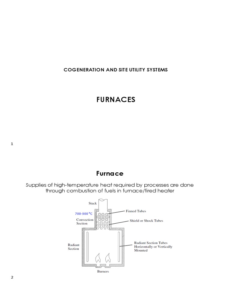 Lecture 1-Furnaces (Sep 2020) | PDF | Furnace | Industrial Gases