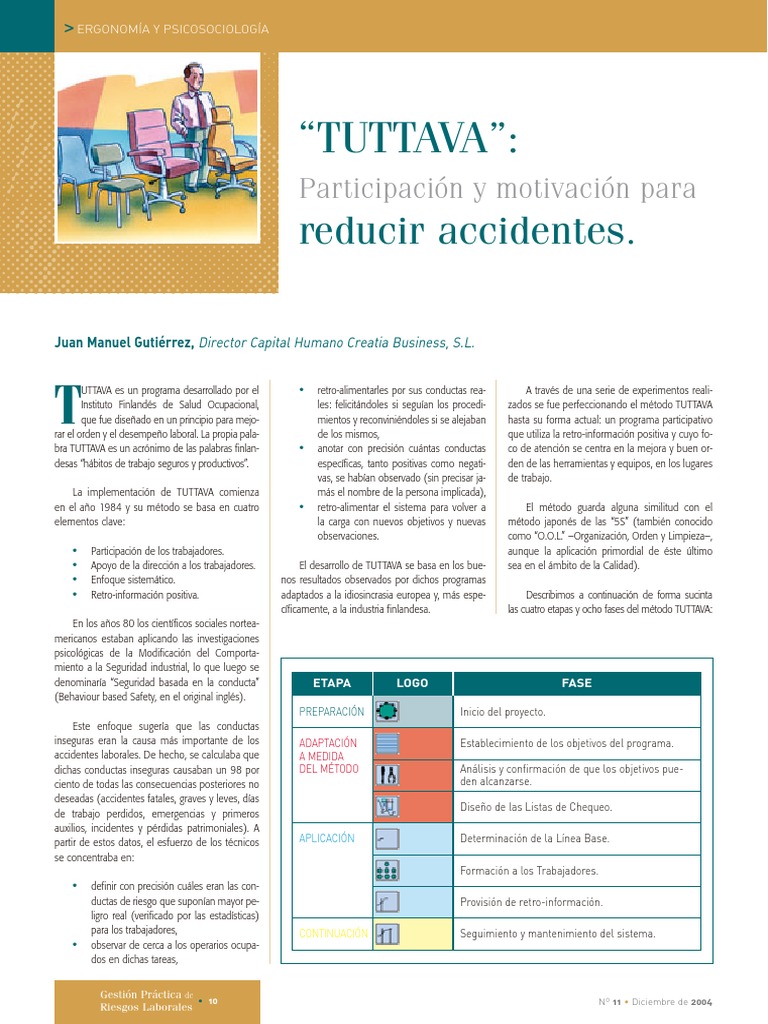Tuttava PDF | PDF | Factores humanos y ergonomía | Seguridad y salud ...