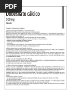 Usos y Dosis de Bresis 500 mg | PDF | Medicamentos con receta ...