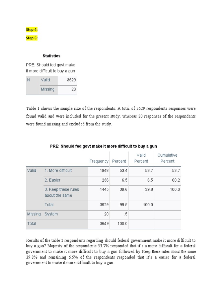 Statistics Interpretation | PDF | Statistics | Statistical Analysis