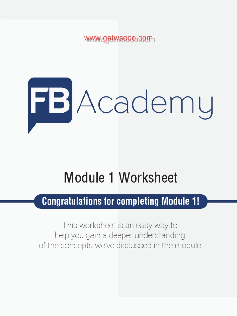 Module-1-Worksheet PDF | PDF