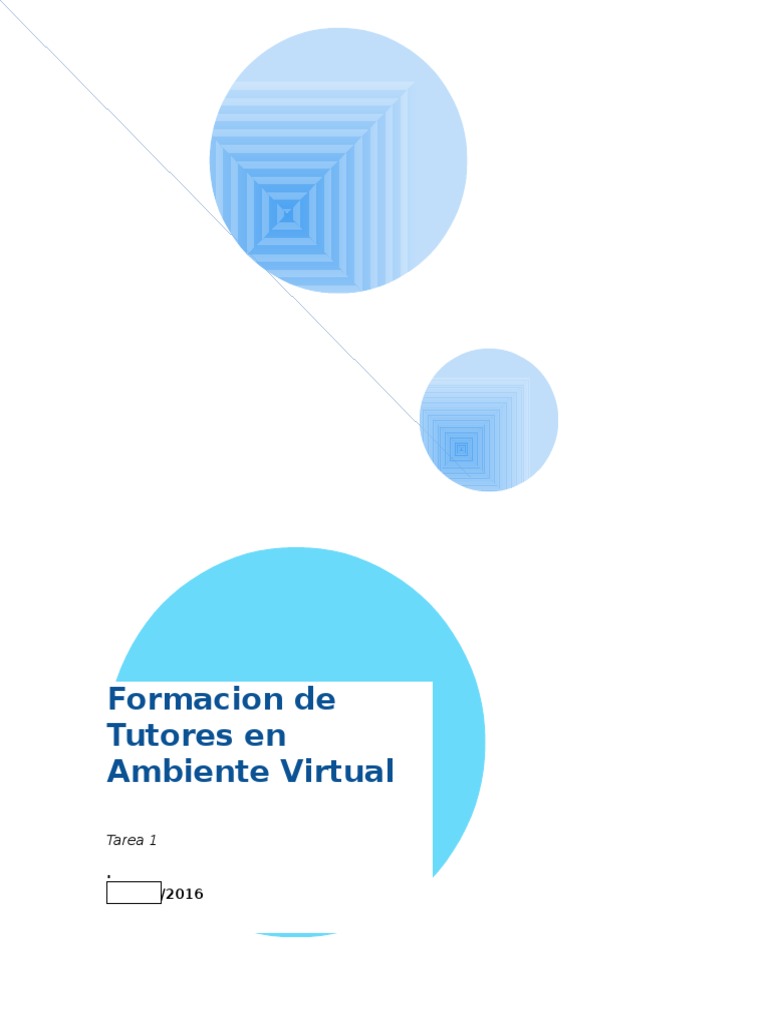 Tarea 1 Formacion de Tutores en Ambiente Virtual INFOTEP PDF | PDF | Ciencia cognitiva ...