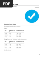 Room Data Sheet Template | PDF