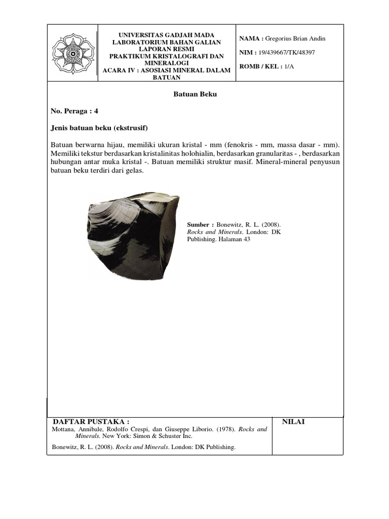 Analisis Mineral Anortosit dalam Batuan | PDF | Sains & Matematika