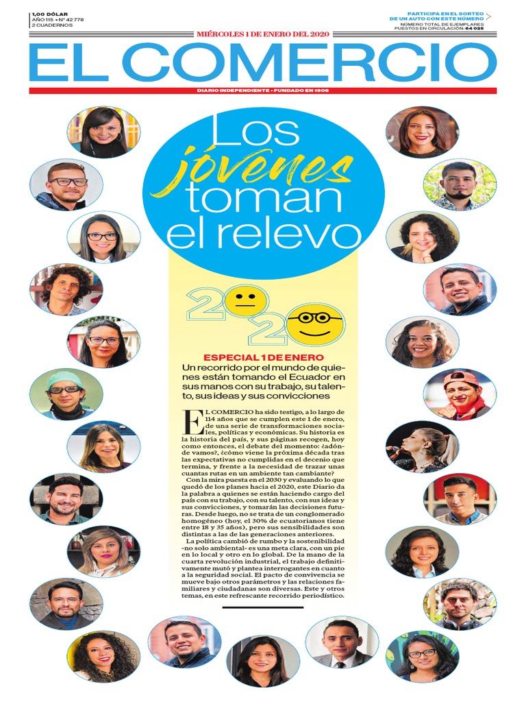Diario El Comercio Edicion-01 - Enero - 2020 | PDF | Ecuador | Naciones ...
