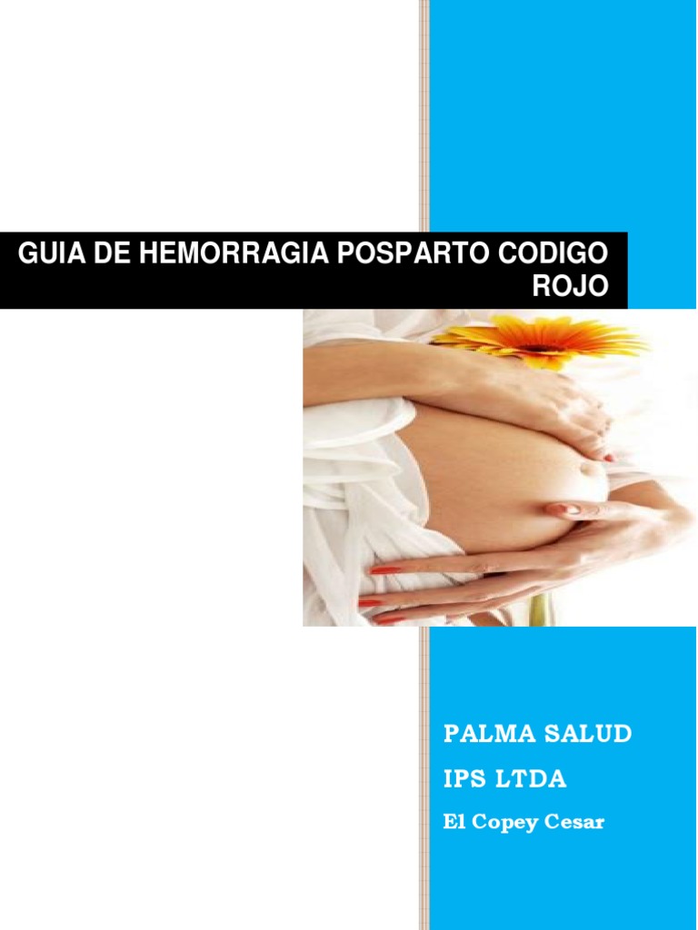 Gss 001 Gais 20 Guia de Manejo de Hemorragia Postparto Codigo Rojo 1 | PDF | Parto | Salud maternal