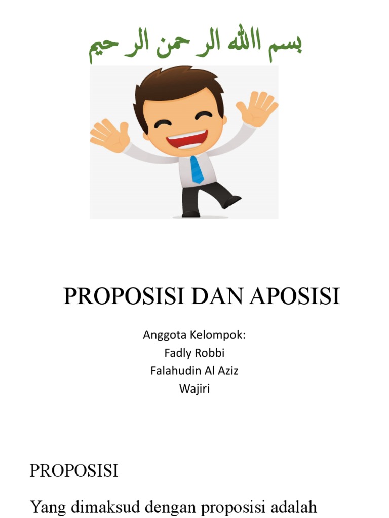 Proposisi Dan Aposisi | PDF