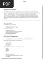 Elbow Examination OSCE Guide | PDF | Elbow | Anatomical Terms Of Motion