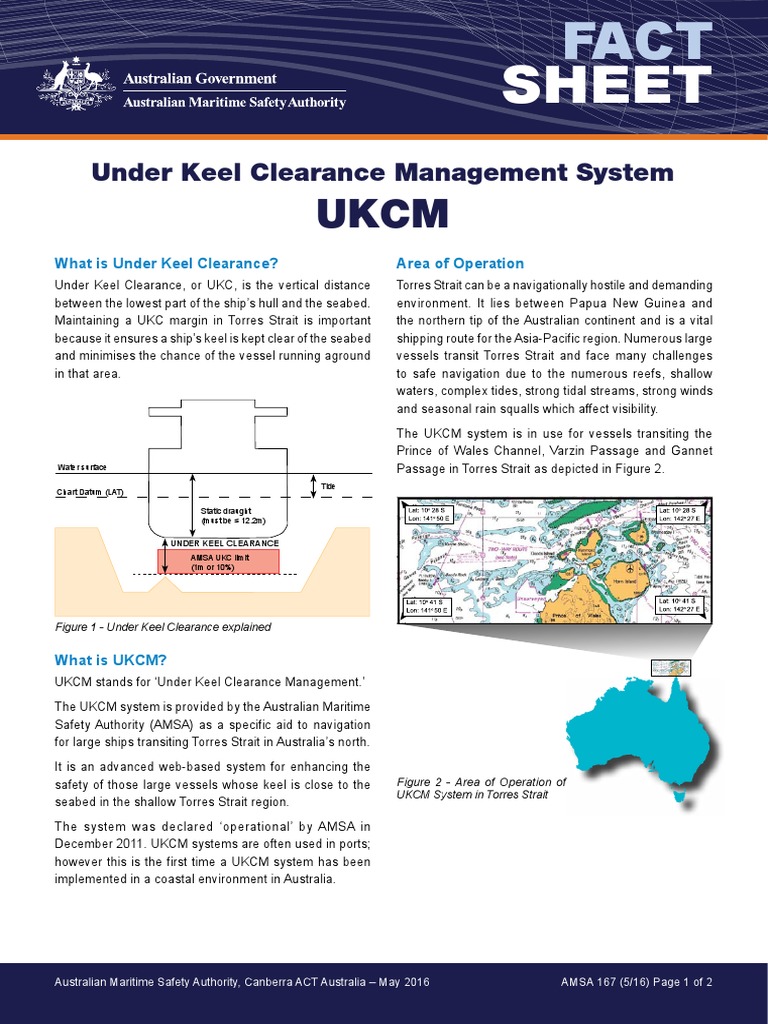 Sheet: Under Keel Clearance Management System | Download Free PDF ...