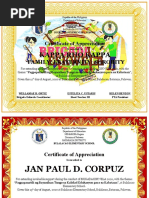 Certificate of Recognition For Feeding Program | PDF