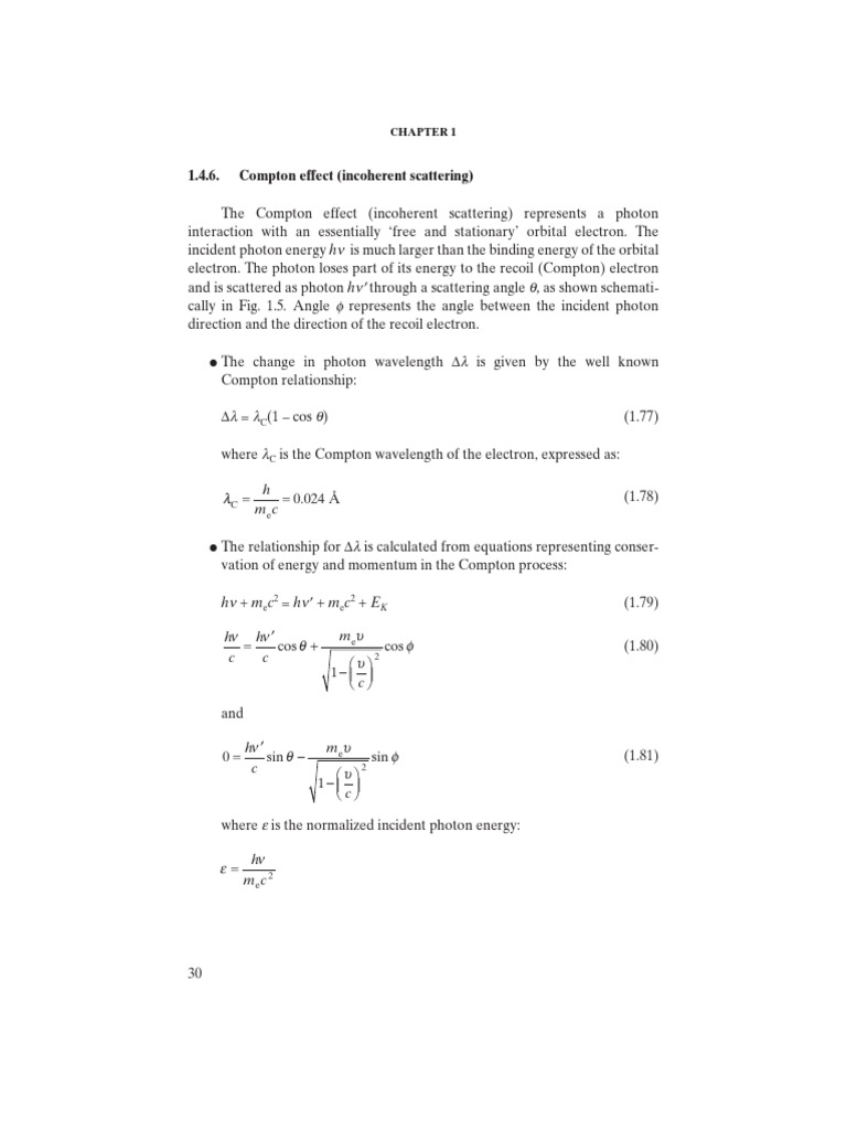 Exploring the Physics of the Compton Effect and Photon Interactions | PDF | Nuclear Reaction ...