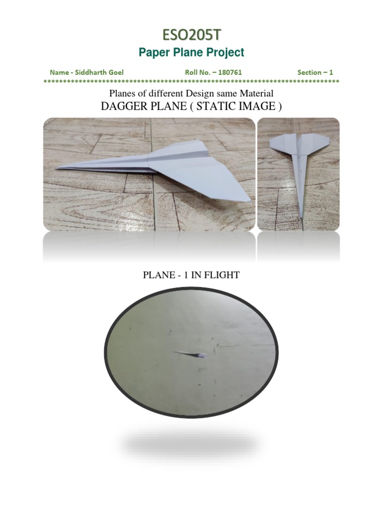 ESO205T: Dagger Plane (Static Image) | PDF