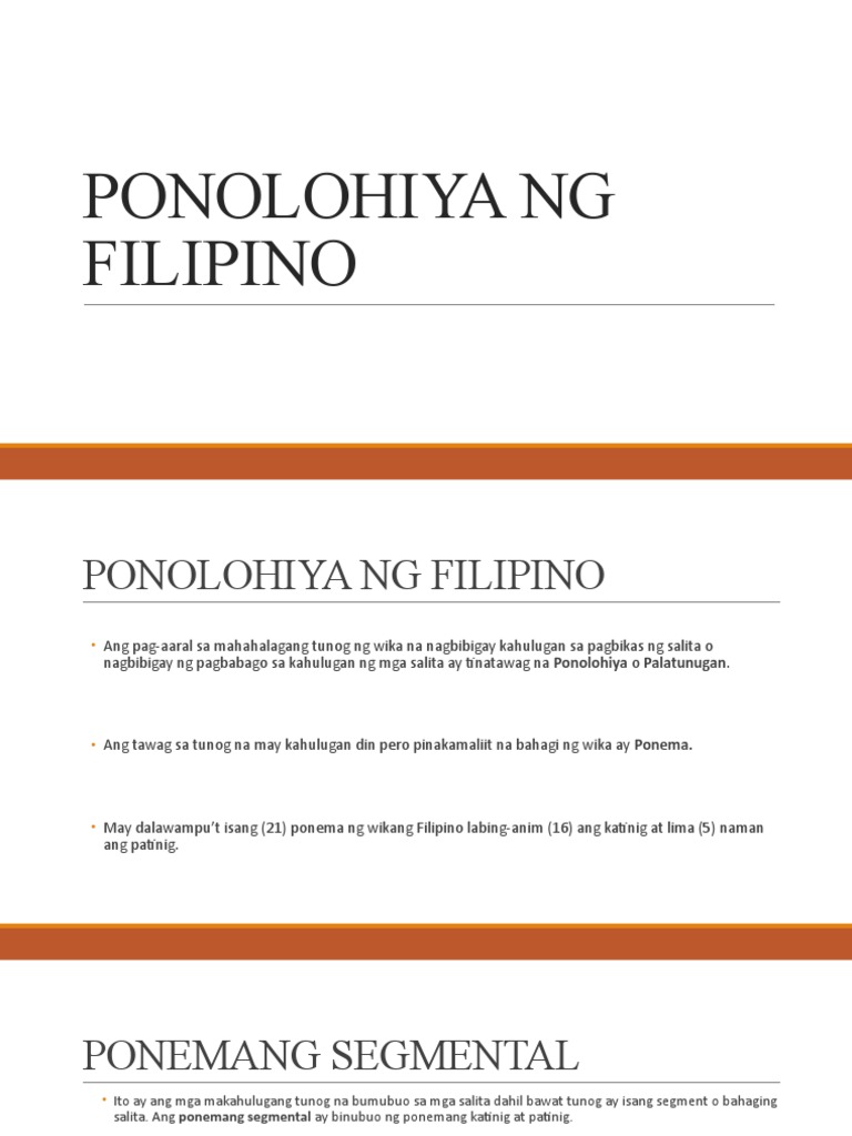 Fil 101 Report | PDF