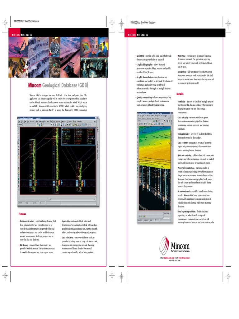 Geological Database (GDB) : Mincom | PDF | Databases | Information Technology Management