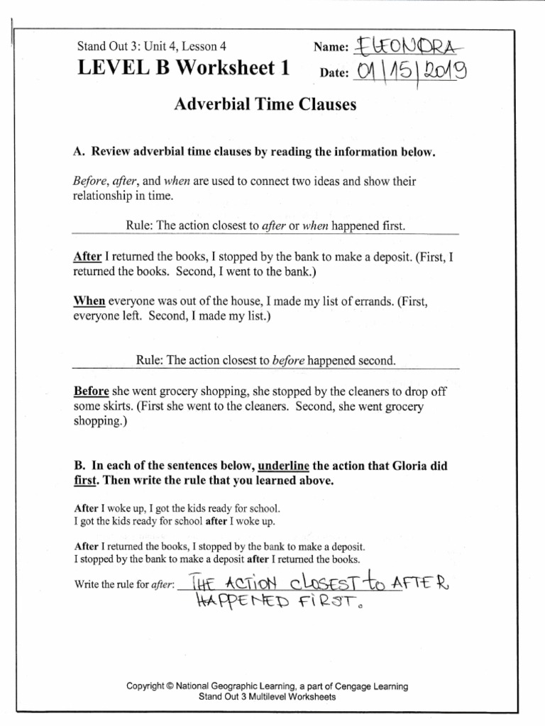 Level: B Worksheet | PDF
