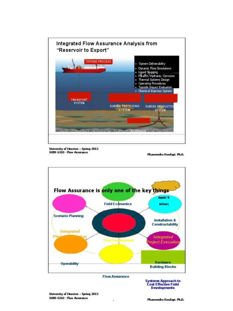 Integrated Flow Assurance Analysis From "Reservoir To Export" | PDF ...