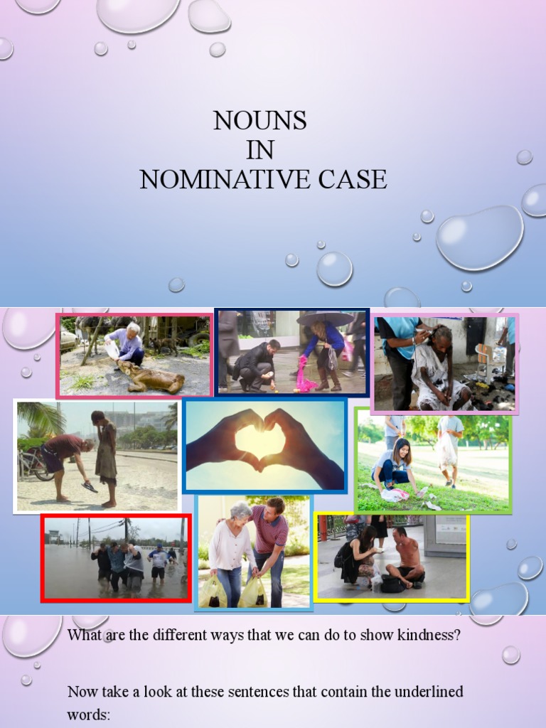Nominative Case - Grade 5 | PDF