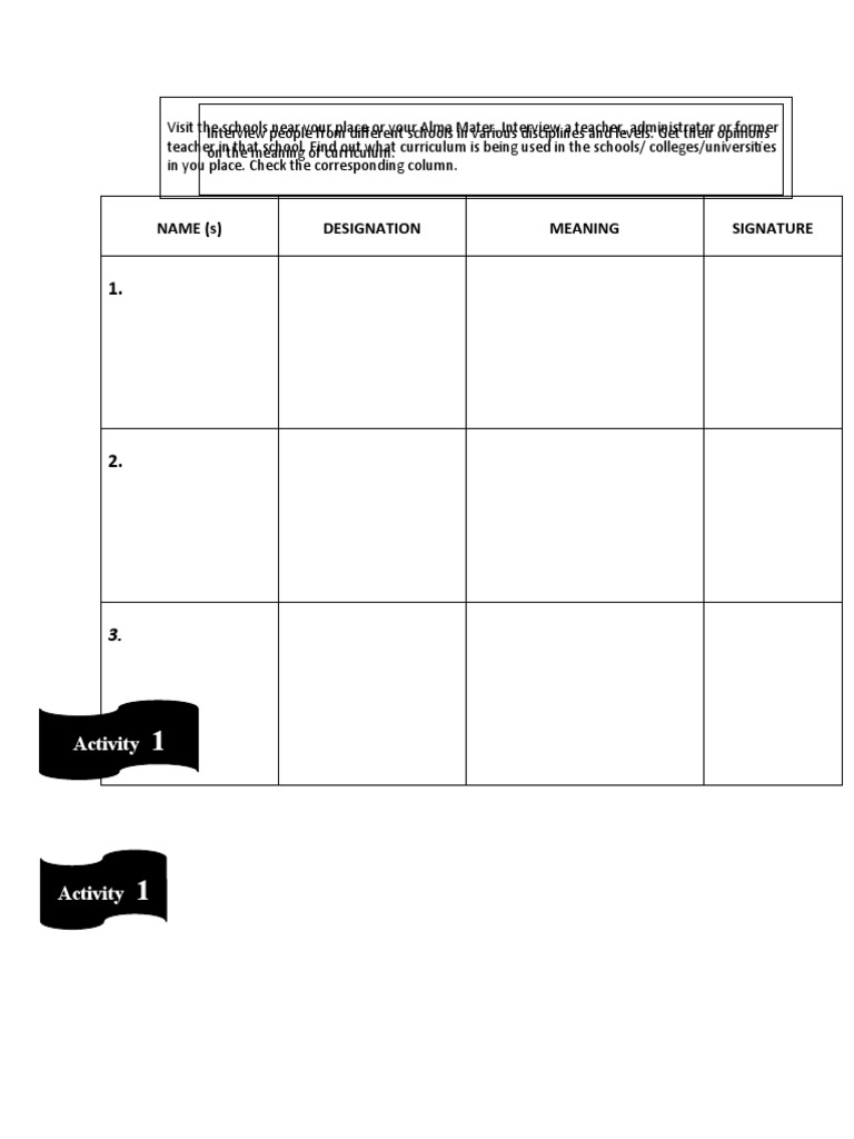 Interview People From Different Schools in Various Disciplines and ...