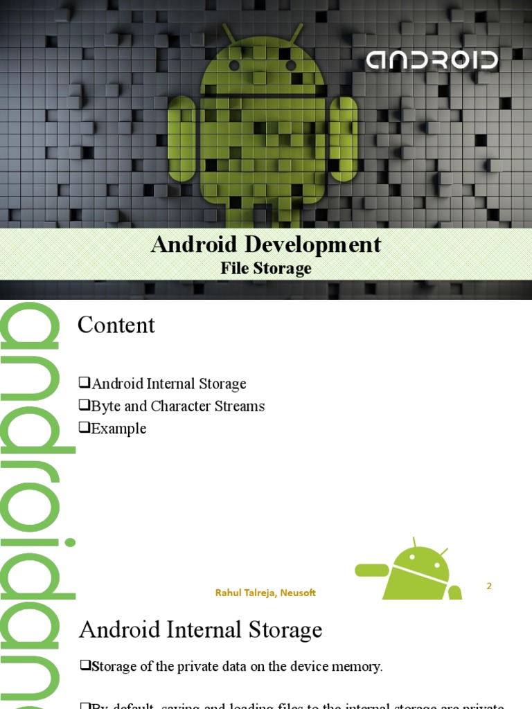 L20 - Internal Storage Files | PDF | Computer File | Computer Data Storage