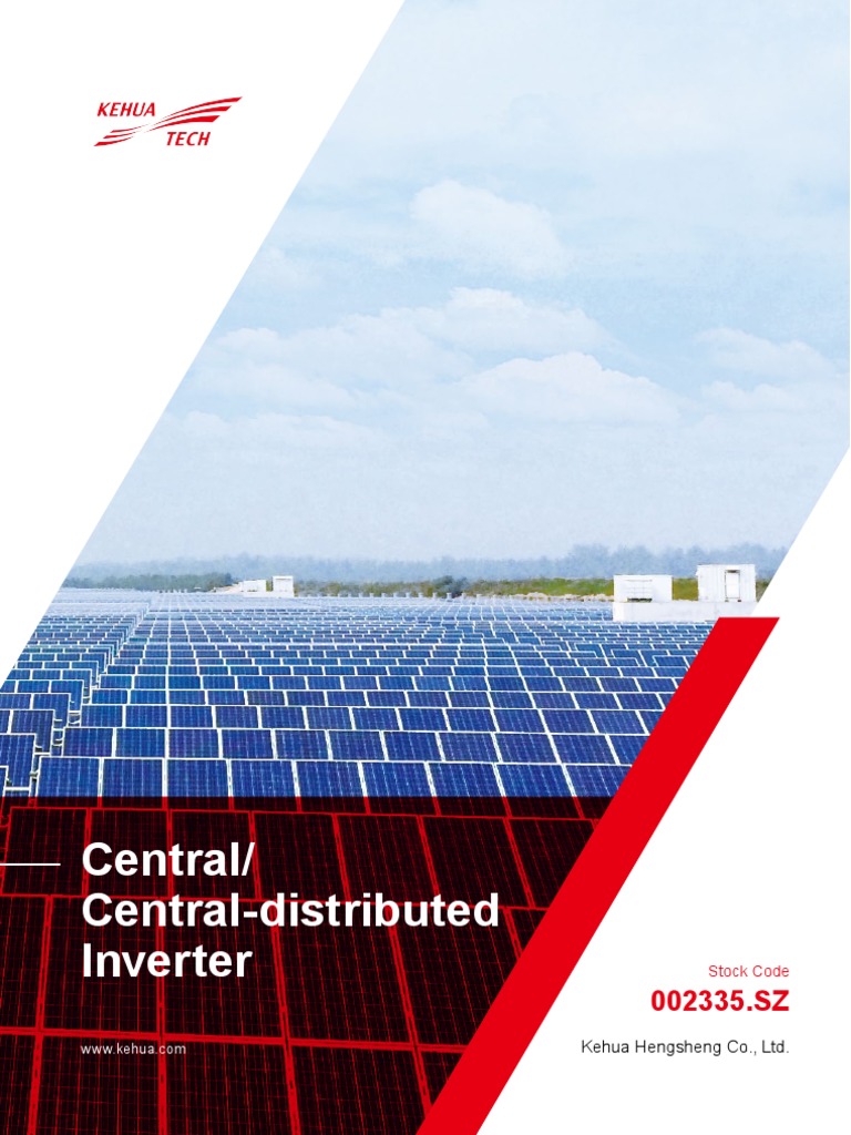 Central Central Distributed PV Inverter PDF | PDF | Power Inverter ...