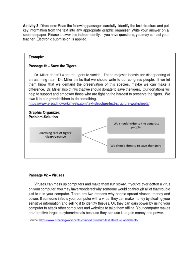 Identifying Text Structures Activity | PDF | Games & Activities | Computers